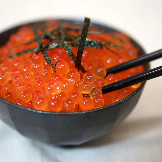 [Sashimi Grade] Soy Sauce-marinated Ikura (Salmon Roe) from Sanriku (1 ...