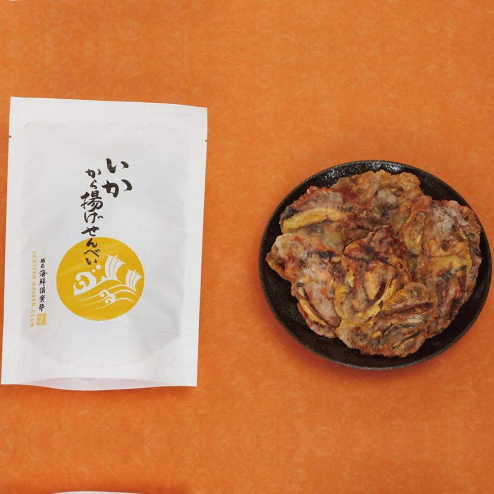 Ika Karaage Senbei - Fried Squid Cracker (50g) – J Passport Selection