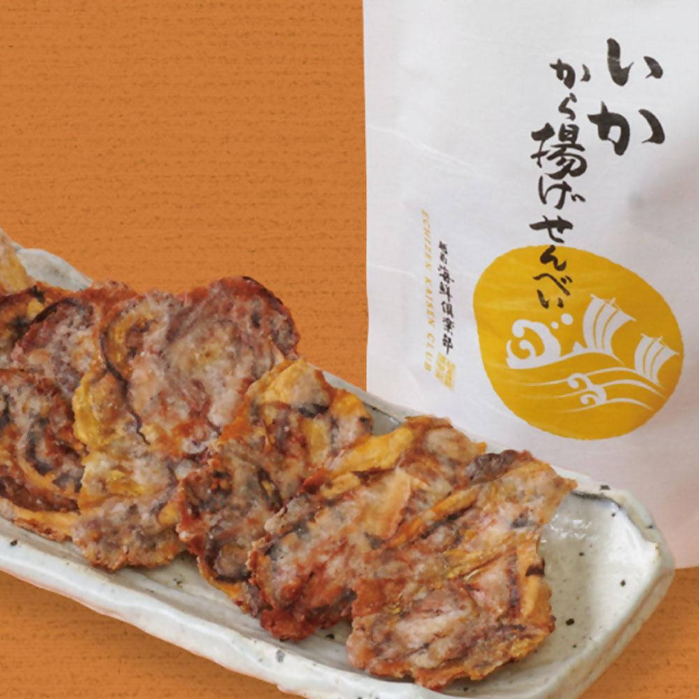 Ika Karaage Senbei - Fried Squid Cracker (50g) – J Passport Selection